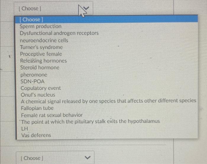 Solved Match the following term and descriptions. Allomone | Chegg.com
