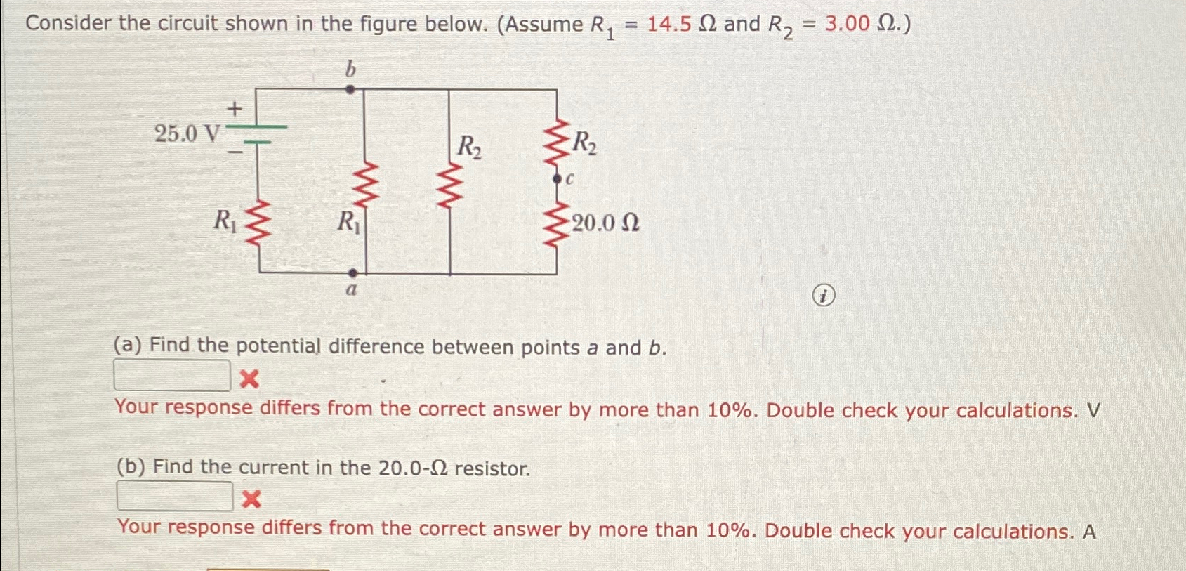 Solved Consider the circuit shown in the figure below. | Chegg.com