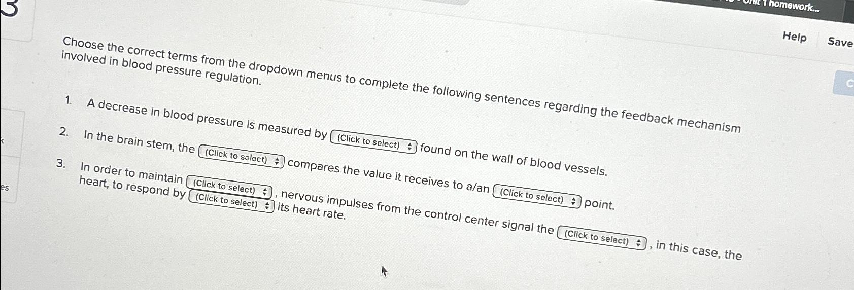 Solved Choose the correct terms from the dropdown menus to | Chegg.com