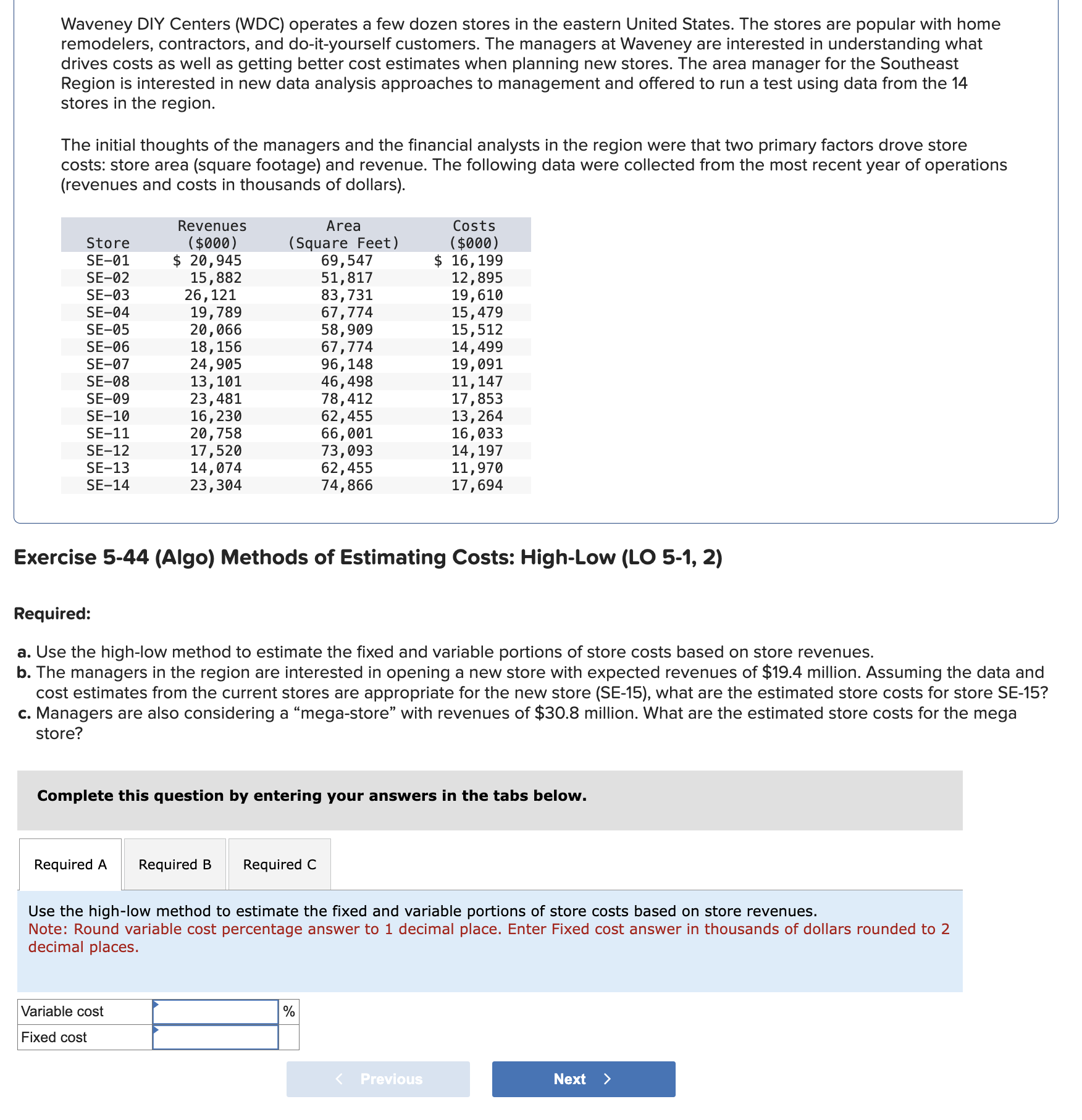 Solved How do you use the high-low method to estimate the | Chegg.com