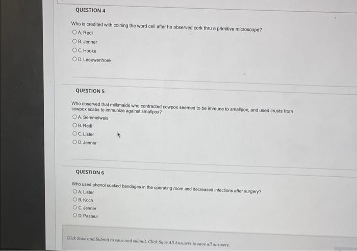Solved Who is credited with coining the word cell after he | Chegg.com