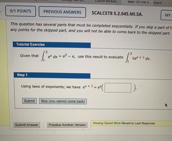 Solved UIUIUYY dili pu... Course Module... Math 131 HW 5... | Chegg.com