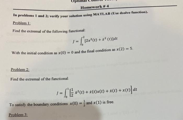 Solved In problems 1 and 2 ; verify your solution using | Chegg.com Solved In problems 1 and 2 ; verify your solution using | Chegg.com