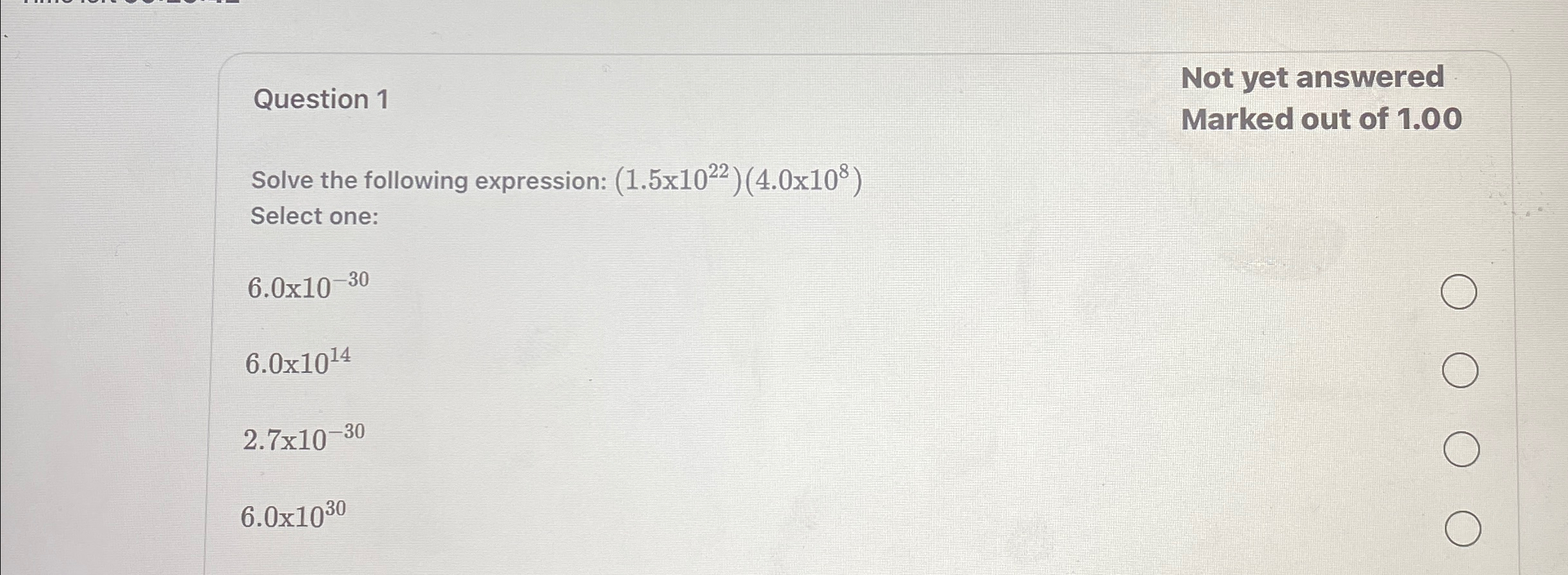 Solved Question 1Solve the following expression: | Chegg.com