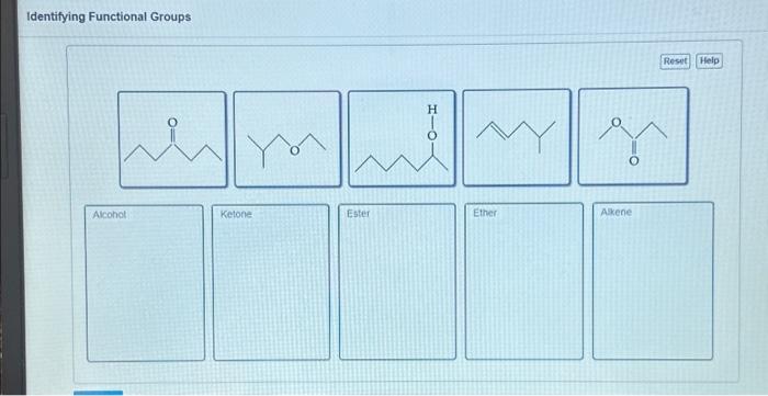 Solved Identifying Functional Groups | Chegg.com