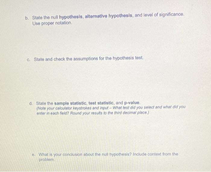 Solved ate the calculator keystrokes and input used) and use | Chegg.com
