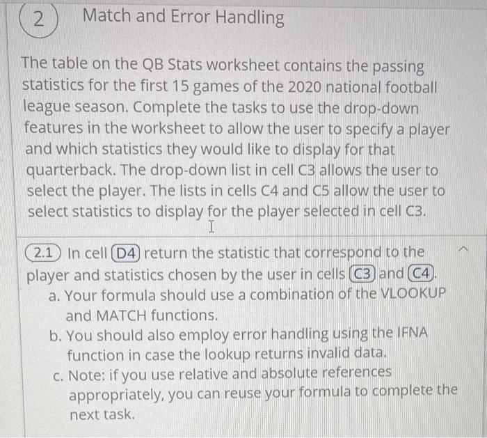 Solved - 3R73:28The table on the QB Stats worksheet contains | Chegg.com