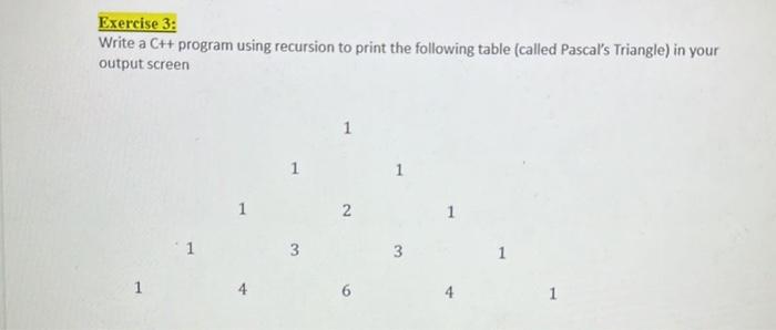 Solved Exercise 3 Write A Ct Program Using Recursion To 3079