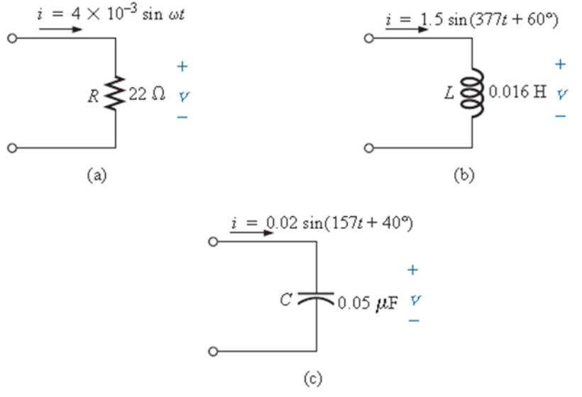 Solved Determine V in the elements of the figures below | Chegg.com