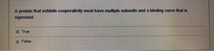 Solved A heterotropic effector (modulator) for a protein is | Chegg.com