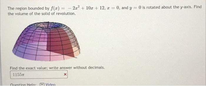 Solved Find the surface area of revolution about the x-axis | Chegg.com