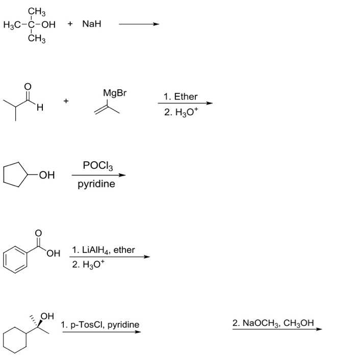 Solved H2 , PtO2 diethyl ether 1. LIAIH4 2. H30* CH3 | Chegg.com