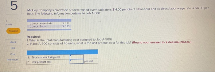 Solved 4 Luthan Company uses a plantwide predetermined | Chegg.com