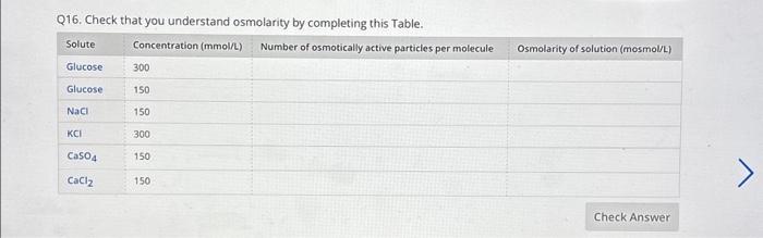 Solved Q16. Check that you understand osmolarity by | Chegg.com