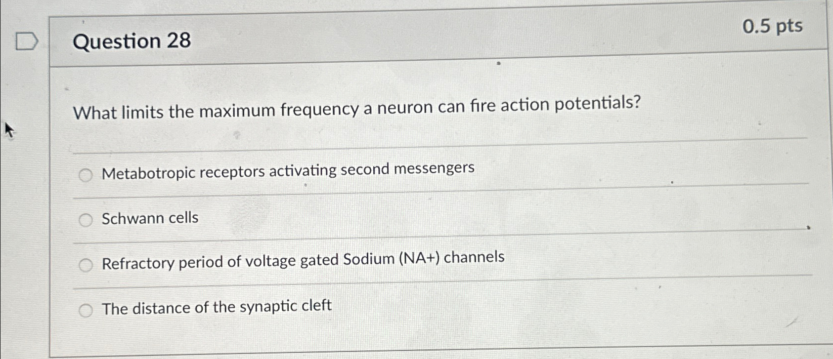 Solved Question 280.5 ﻿ptsWhat limits the maximum frequency | Chegg.com