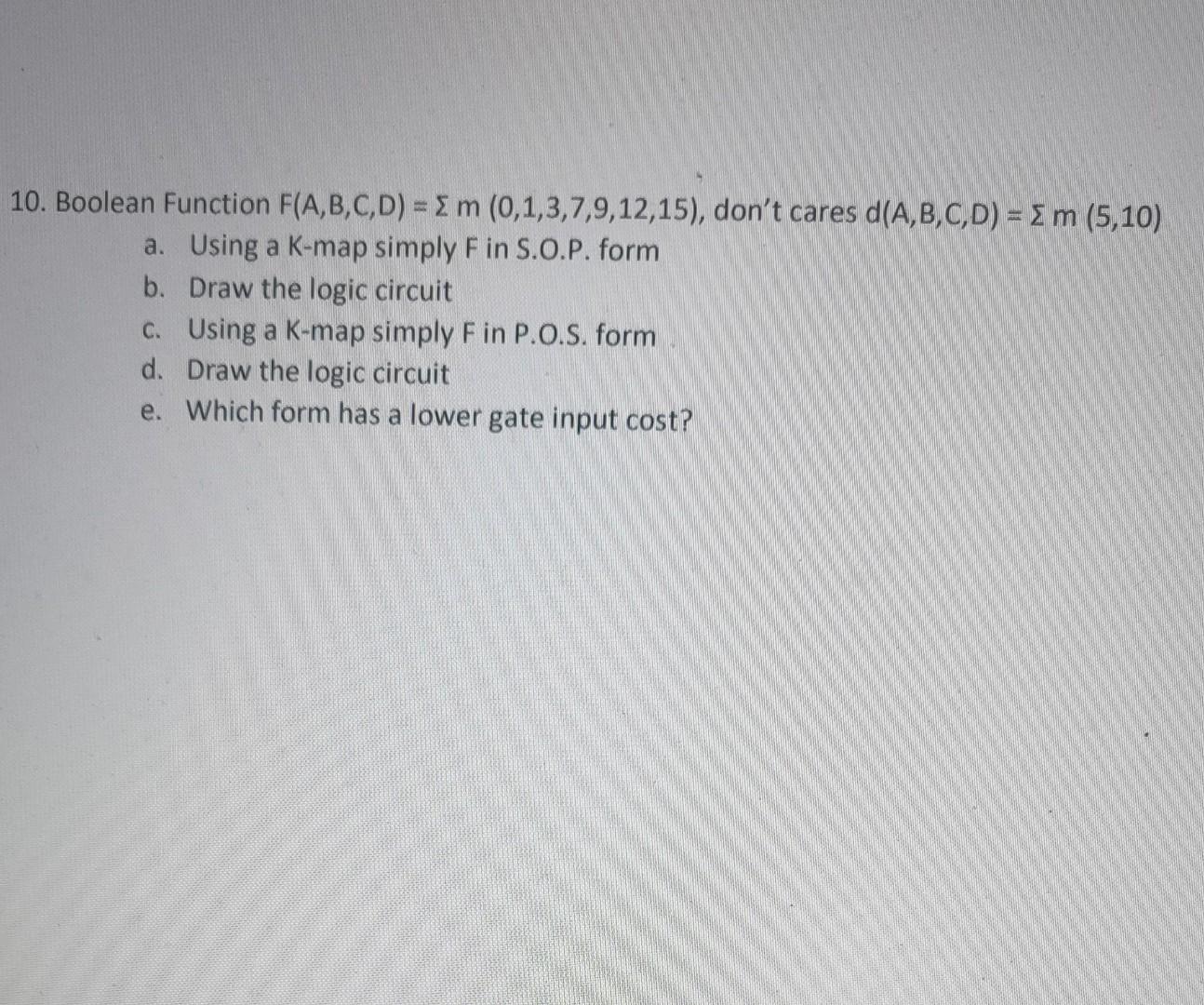 Solved 6. Make a truth table for the following function: | Chegg.com