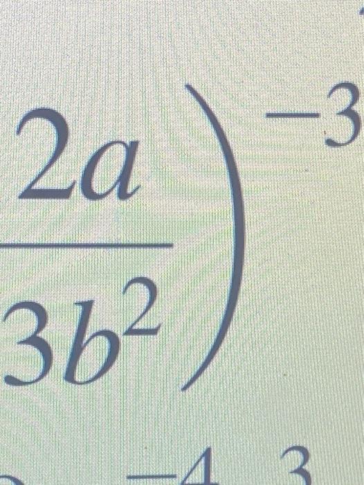 Solved -3 2a 3b- 3 | Chegg.com