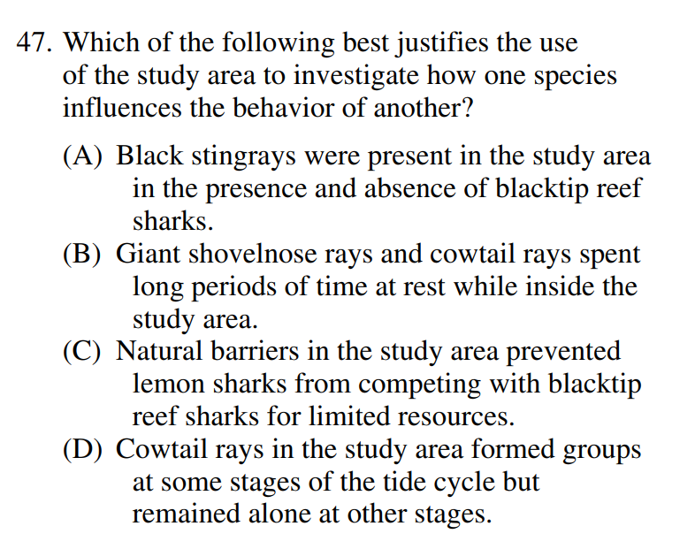 Solved Which of the following best justifies the useof the | Chegg.com