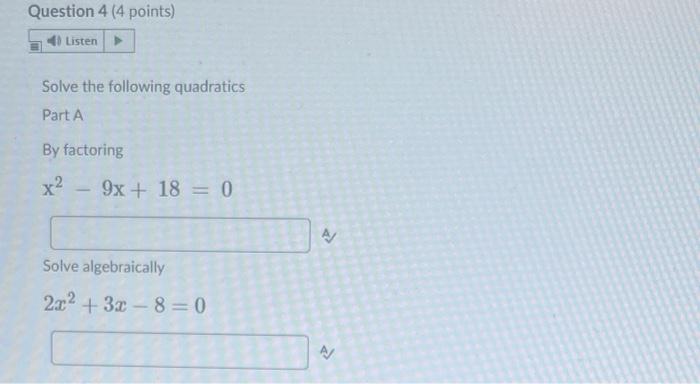 Solved The table below could represent a quadratic. Justify | Chegg.com
