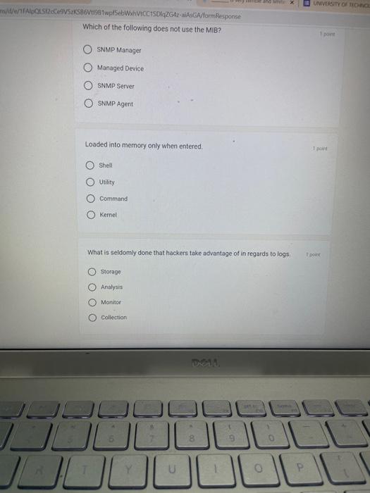 Solved Which of the following does not use the MiB? SNMP | Chegg.com