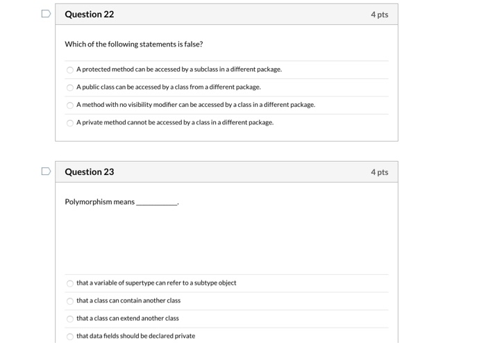 Solved Question 22 4 pts Which of the following statements | Chegg.com