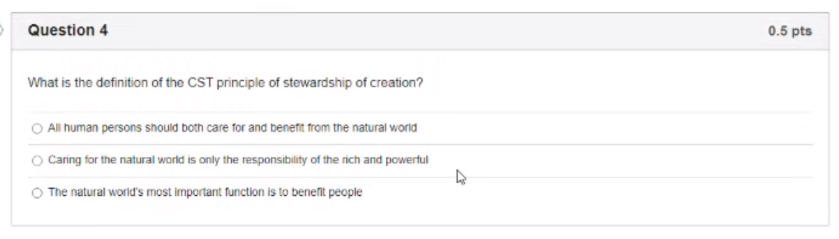 Solved Question 40.5ptsWhat is the definition of the CST | Chegg.com