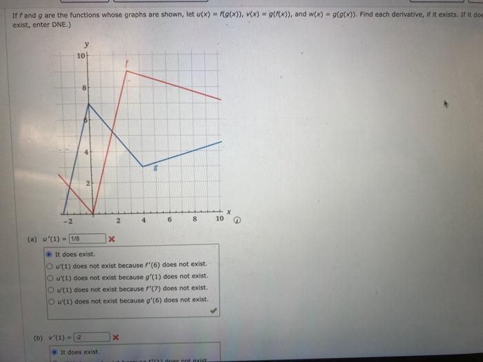 Solved If f and g are the functions whose graph are shown, | Chegg.com
