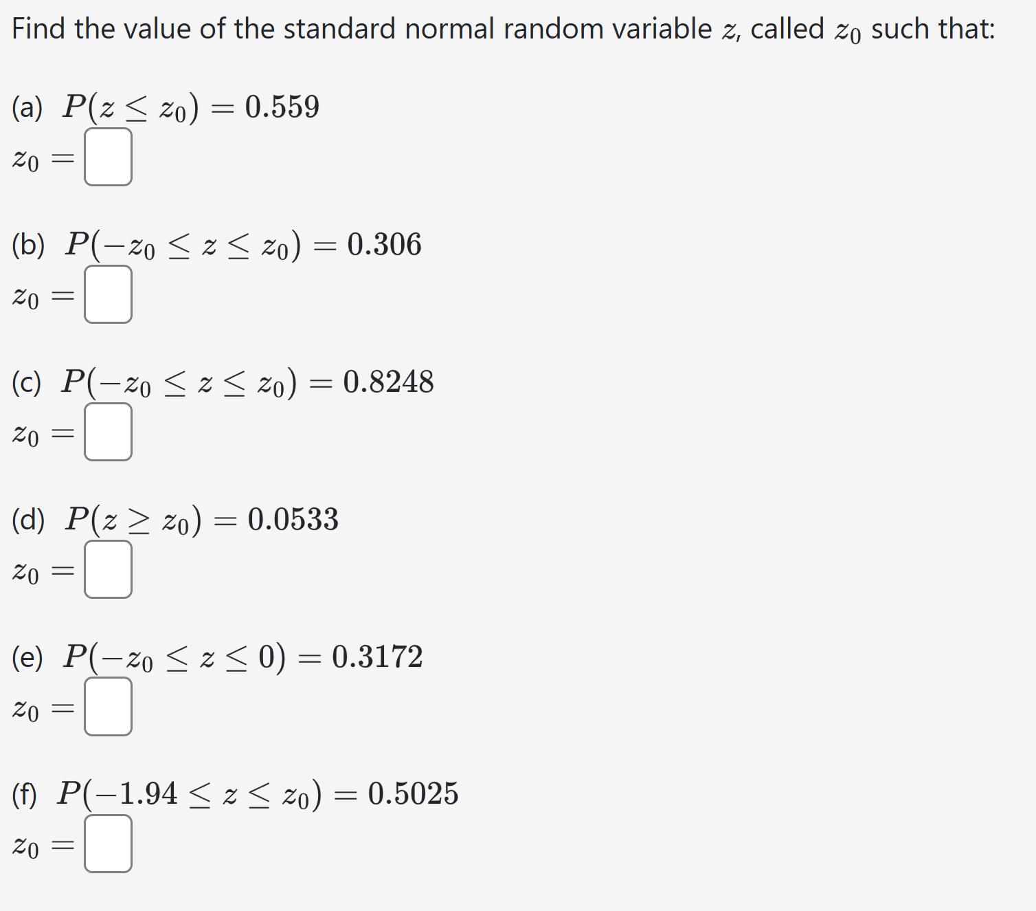 Solved Find the value of ﻿the standard normal random | Chegg.com