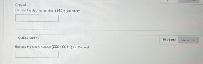 Solved Express the binary number (0111,1001)2 in | Chegg.com
