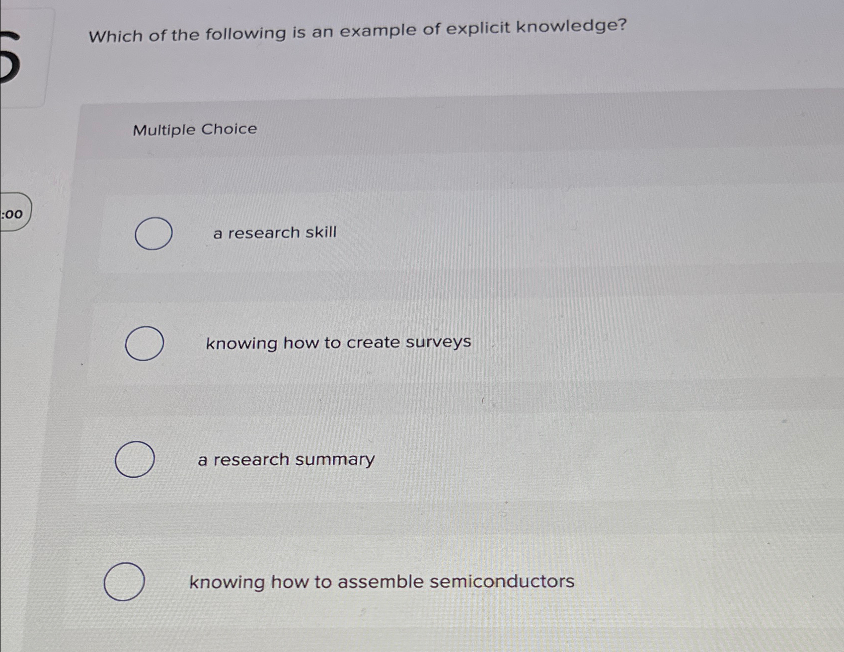 Solved Which of the following is an example of explicit | Chegg.com