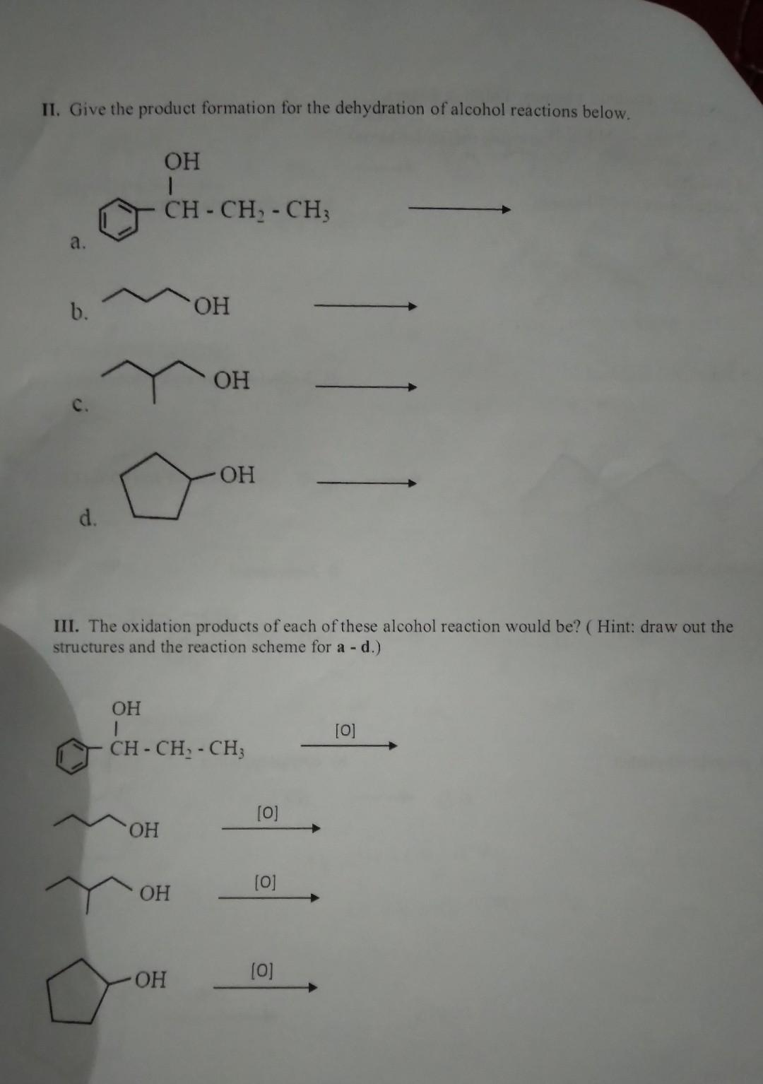 Solved Chapter 13: Alcohols, Phenols, Thiols & Ethers 1. | Chegg.com