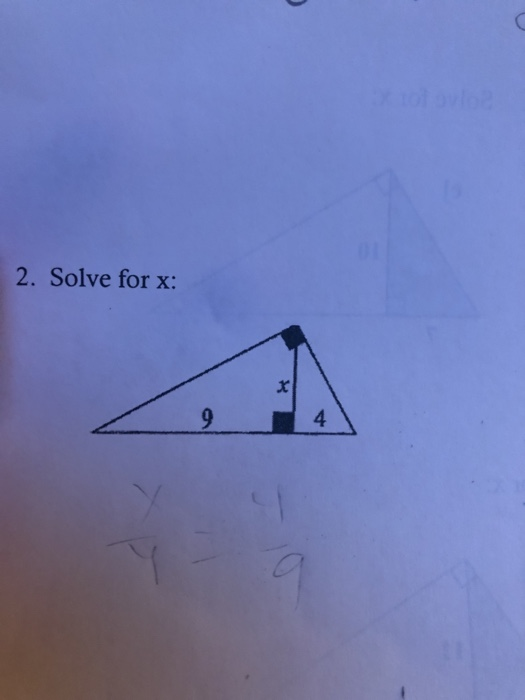Solved 2. Solve for x: | Chegg.com