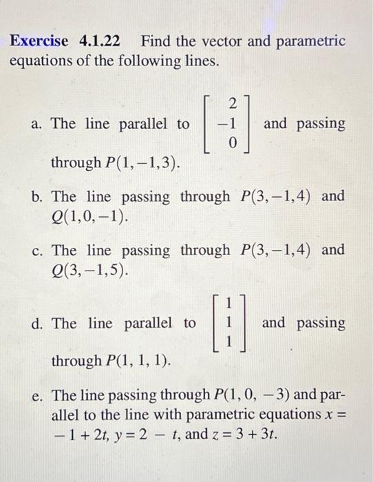Solved Exercise 4.1.15 Find the two points trisecting the | Chegg.com