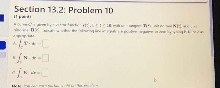 Solved A curve C is given by a vector function r(t),4≤t≤10, | Chegg.com