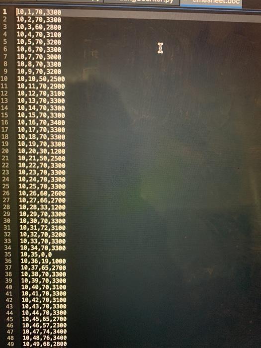 a. I have provided you with my coding file as a txt | Chegg.com