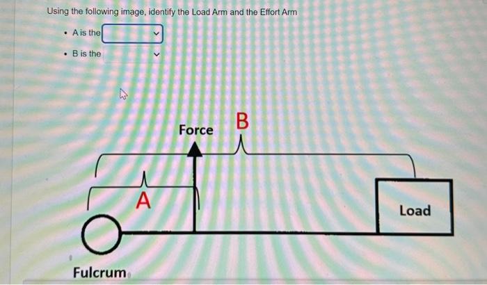 Solved Using the following image, identify the Load Arm and | Chegg.com