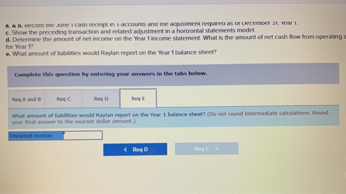 Solved Exercise 13-11A Recording unearned revenue and | Chegg.com