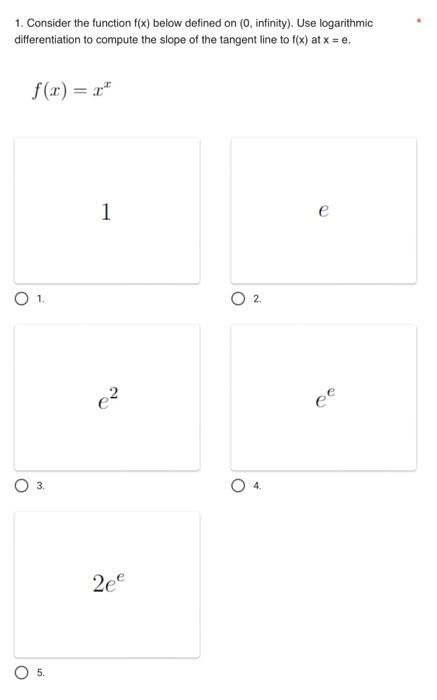 Solved 1. Consider the function f(x) below defined on (0, | Chegg.com