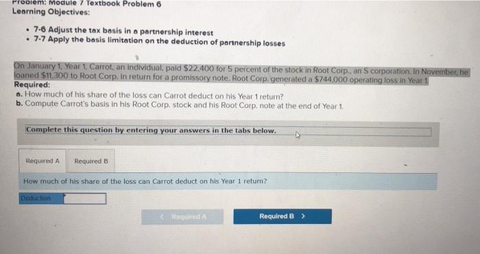 Solved Problem: Module 7 Textbook Problem 6 Learning | Chegg.com