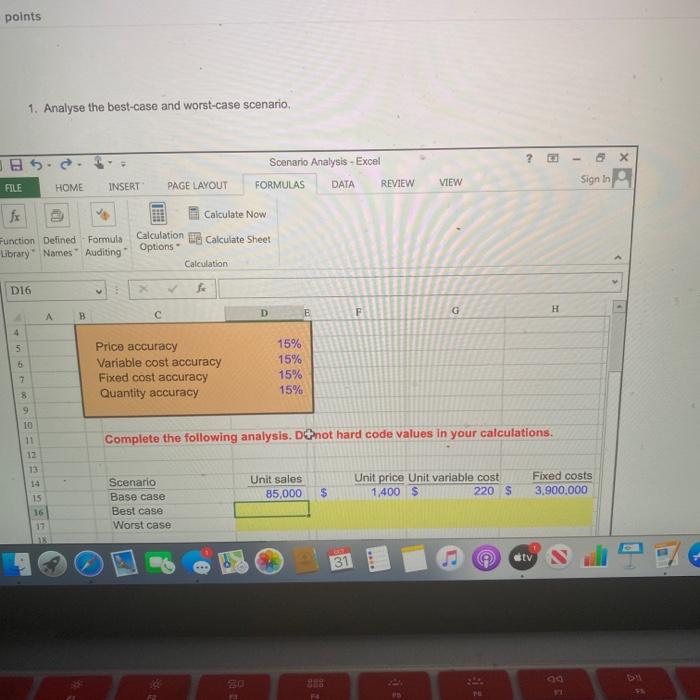 Solved points 1. Analyse the best-case and worst-case | Chegg.com