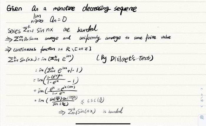 Solved 2. Suppose that (an) is a monotone decreasing | Chegg.com