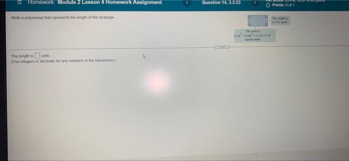 Solved Homework Module 2 Lesson 4 Homework Assignment
