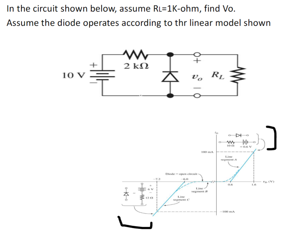 Solved In the circuit shown below, assume RL=1K-ohm, find | Chegg.com