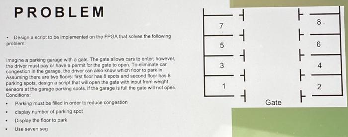 Solved Design A Script To Be Implemented On The Fpga That