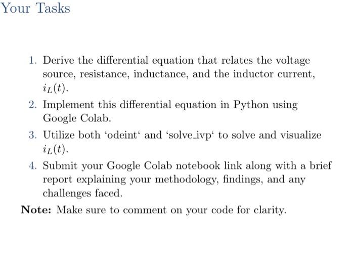 Solved Consider the RL circuit shown below: Where: - R=1.0Ω | Chegg.com