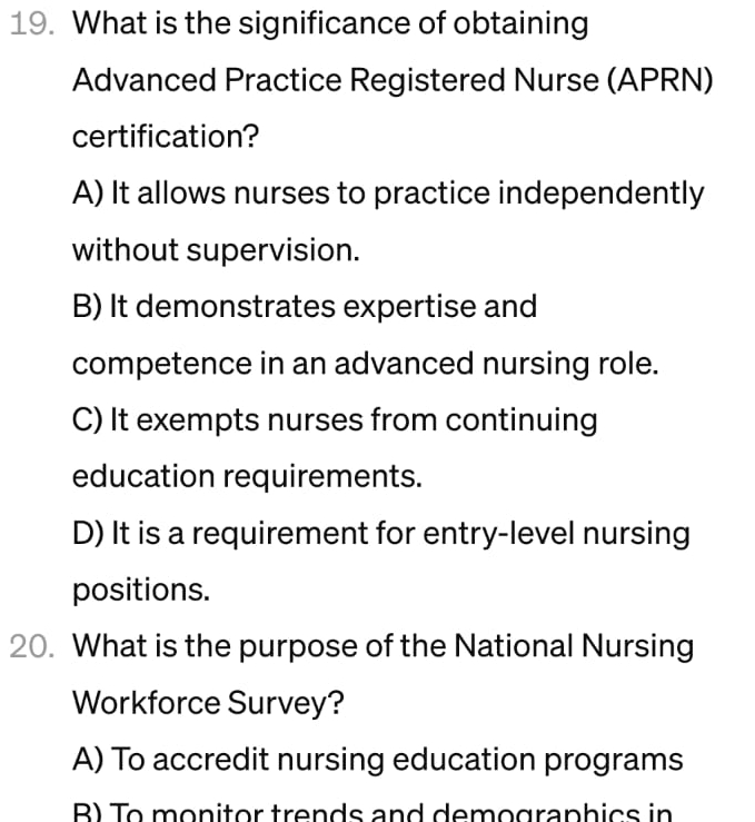 Nursing:What is the significance of obtainingAdvanced | Chegg.com