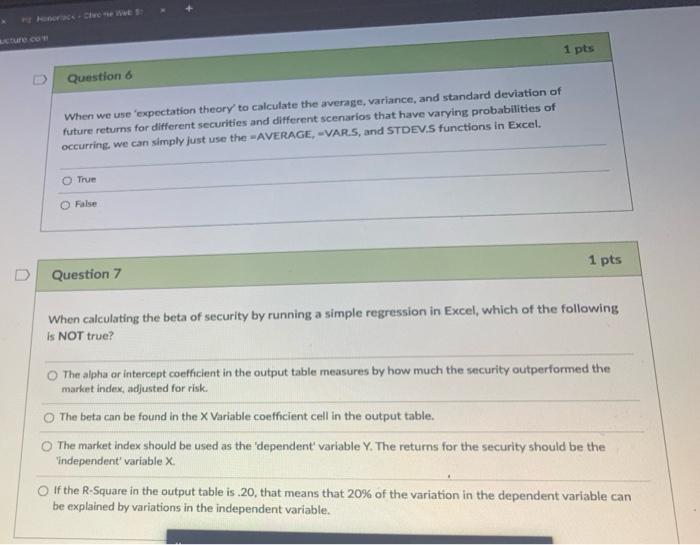 Solved When we use 'expectation theory' to calculate the | Chegg.com