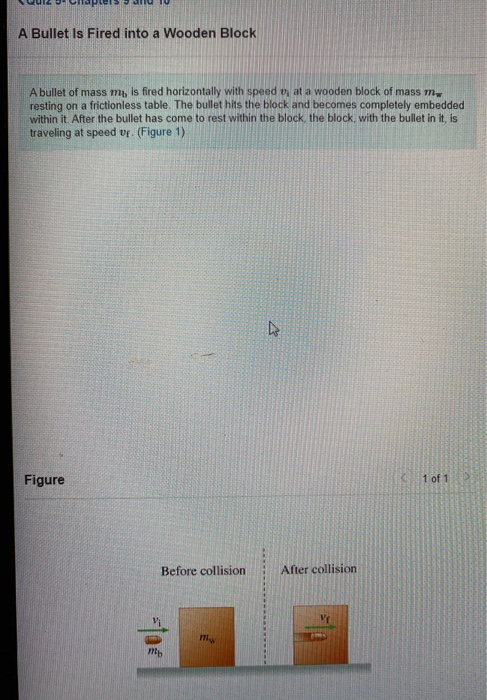 Solved A Bullet Is Fired into a Wooden Block A bullet of | Chegg.com