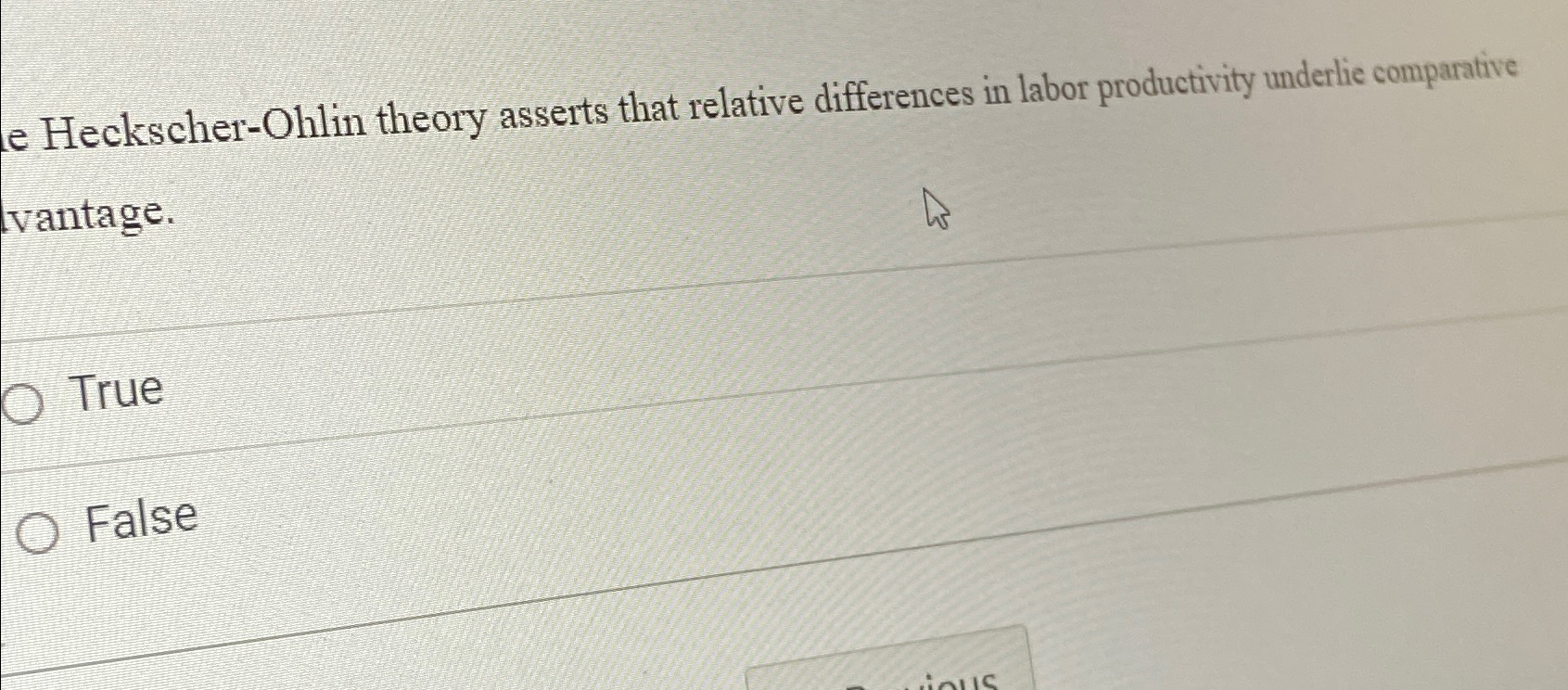 Solved Heckscher-Ohlin theory asserts that relative | Chegg.com
