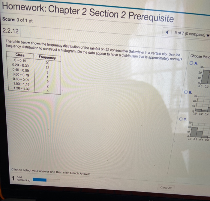 Solved Homework: Chapter 2 Section 2 Prerequisite Score: 0 | Chegg.com